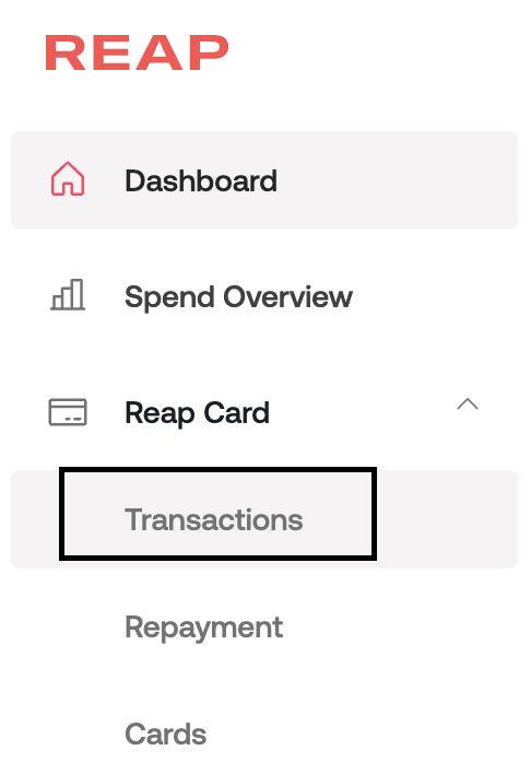 How to Export Reap Card Transaction History – REAP Help Center